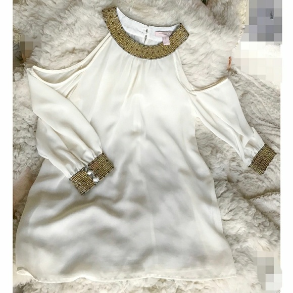 Forever 21 | Tops | Shoulderless Pearl Blouse | Poshmark